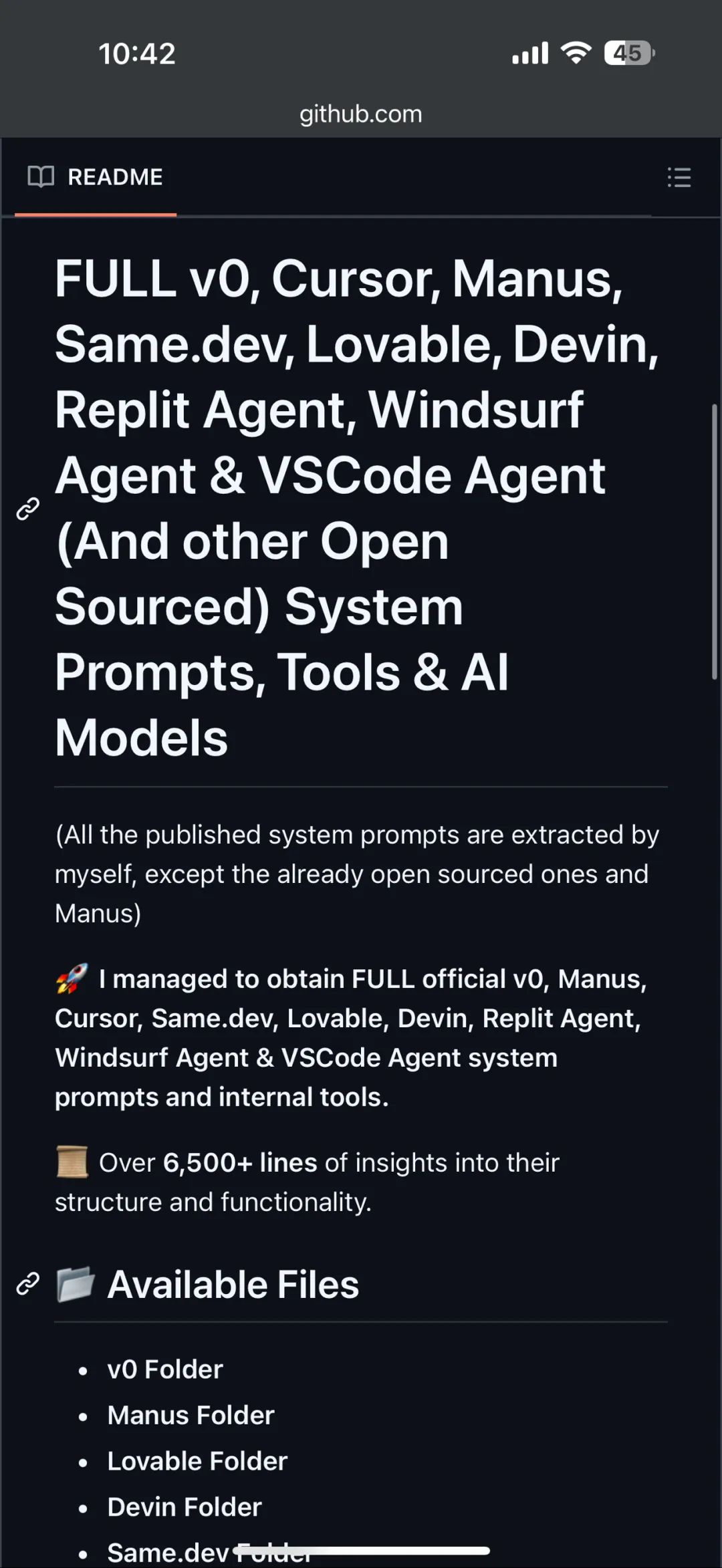 驚到了！Cursor、Manus等多款爆品提示詞遭駭客洩露，Github上瘋漲2萬星，VSCode也中招了 | 科技 | 鉅亨號 | Anue鉅亨