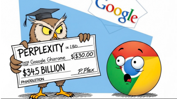 蛇吞象！180億身價，345億出價：Perplexity硬搶Google Chrome瀏覽器 | 科技 | 鉅亨號 | Anue鉅亨